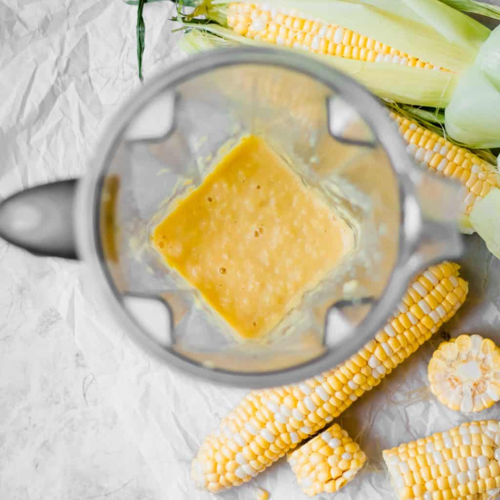 Sweet Corn Puree (Homemade Baby Food) • Simple Gray T-Shirt