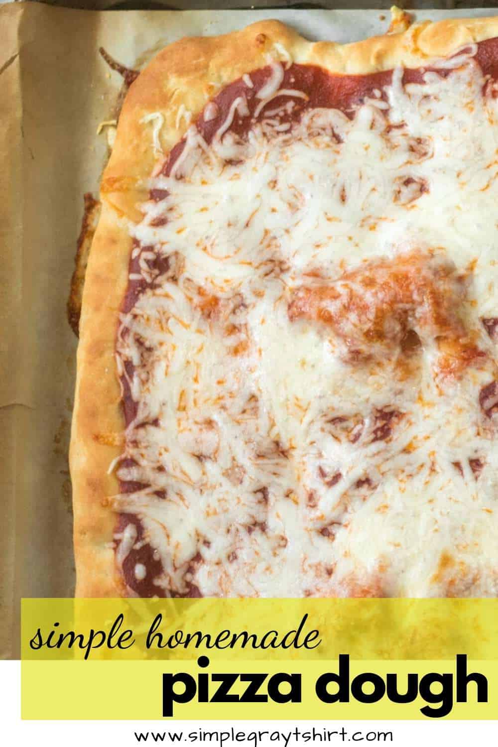 simple pizza dough - your new favorite - Simple Gray T-Shirt