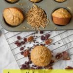 Simple All Bran Muffins Made in One Bowl • Simple Gray T-Shirt
