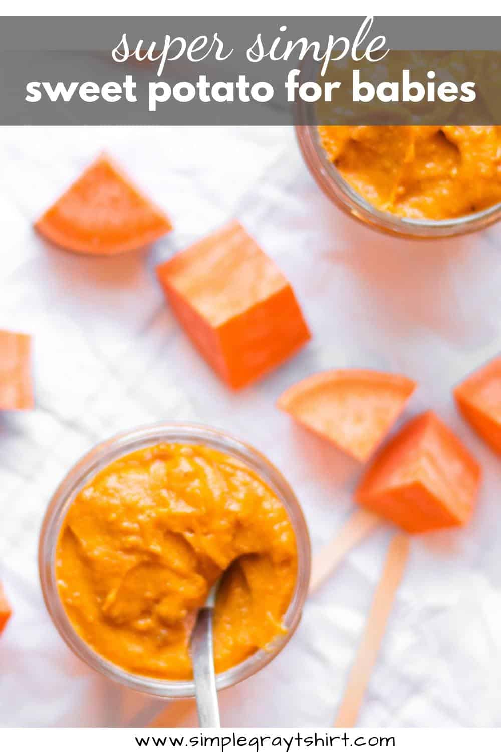 Purees 101 - Sweet Potato Puree • Simple Gray T-Shirt