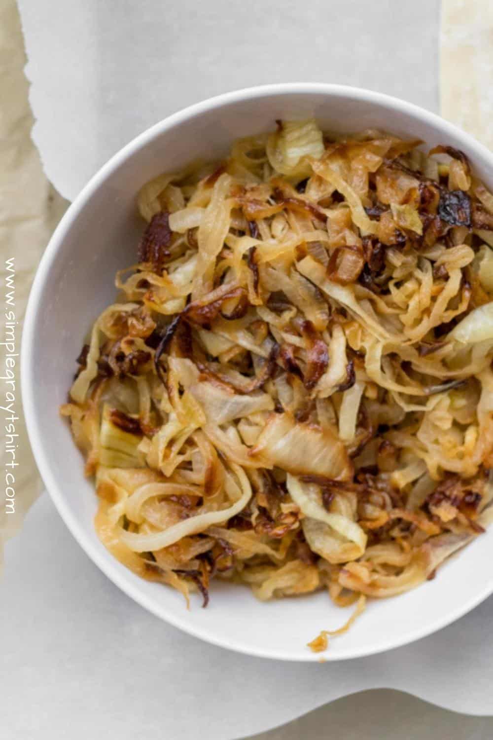 Simple Caramelized Onion and Goat Cheese Tart • Simple Gray T-Shirt
