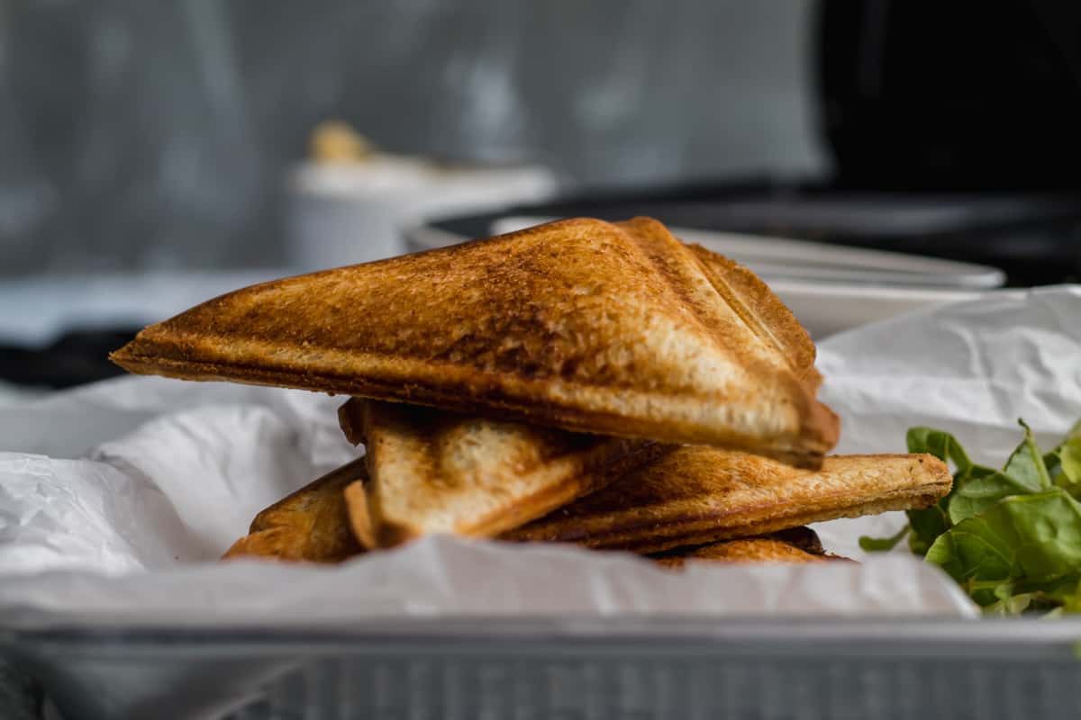 Hummus and Cheese Toastie • Simple Gray T-Shirt