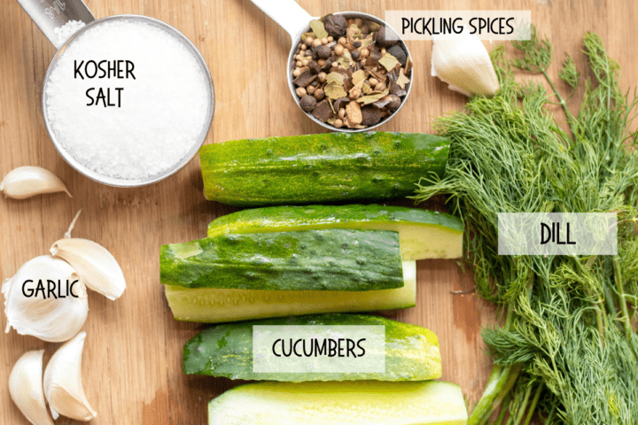 Simple Homemade Dill Pickles • Simple Gray T-Shirt