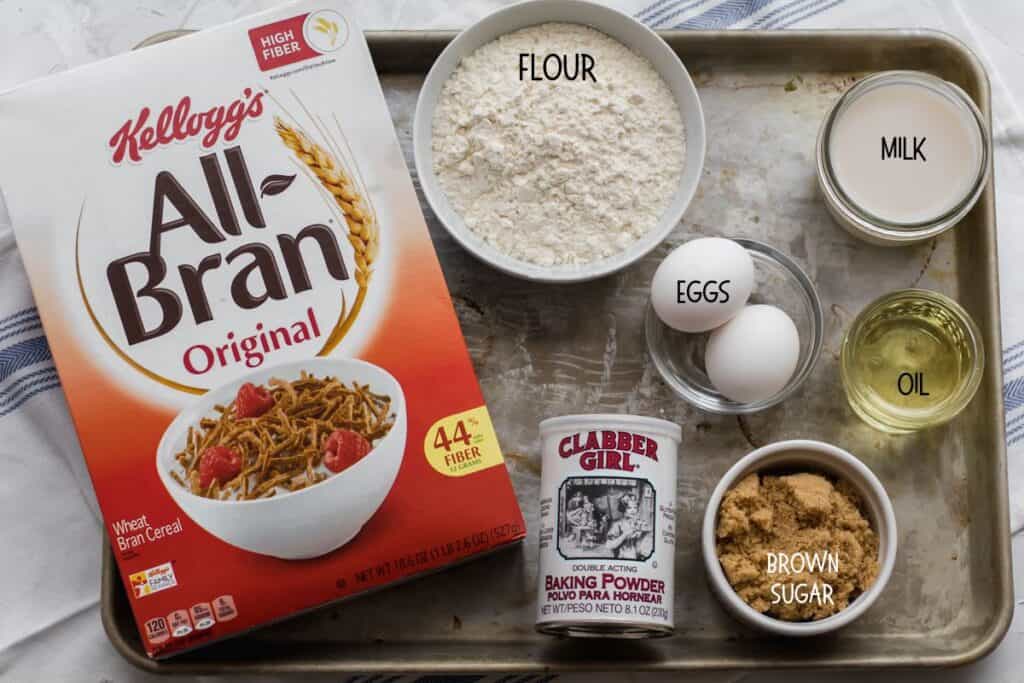 One Bowl All Bran Muffins (7-Ingredients) • Simple Gray T-Shirt