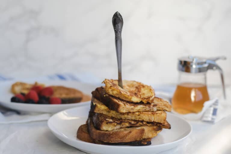 Easy Sourdough French Toast • Simple Gray T-Shirt