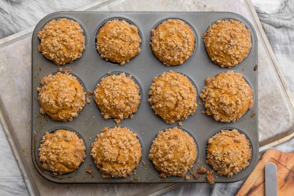 Panera Bread Pumpkin Muffin (Copycat Recipe) • Simple Gray T-Shirt