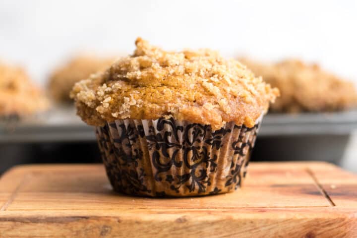 Panera Bread Pumpkin Muffin (Copycat Recipe) • Simple Gray T-Shirt