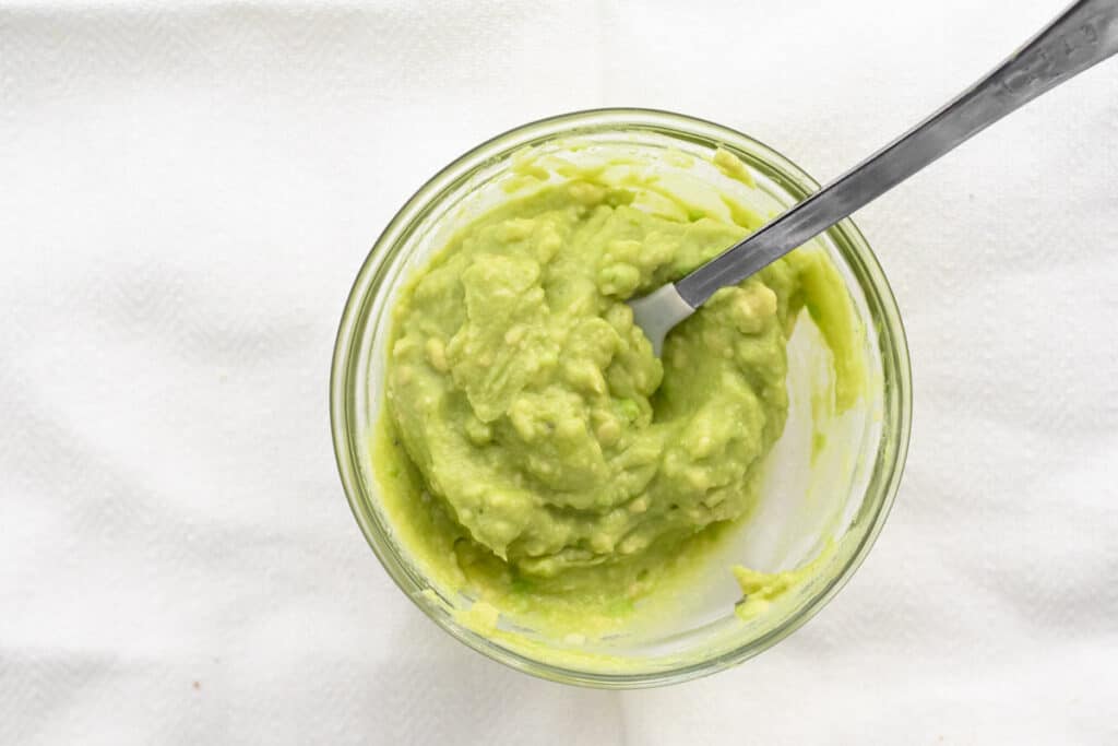 Avocado Puree (Homemade Baby Food) • Simple Gray T-Shirt