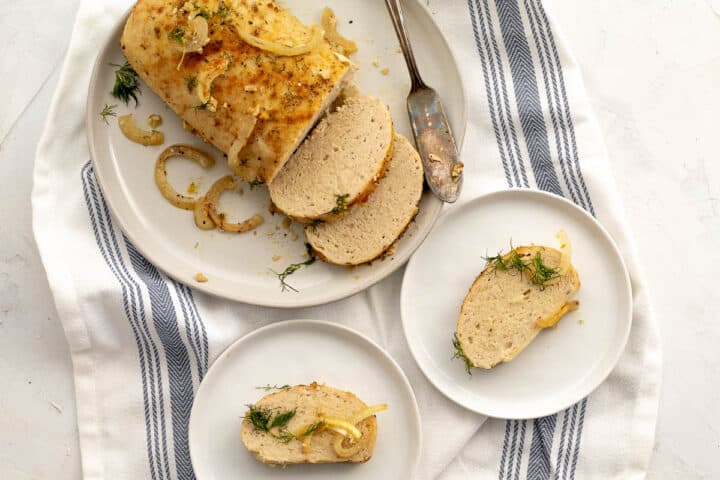 Baked Gefilte Fish Loaf • Simple Gray T-Shirt