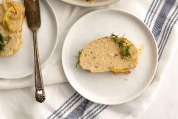 Baked Gefilte Fish Loaf • Simple Gray T-Shirt