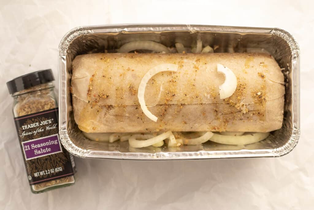 Baked Gefilte Fish Loaf • Simple Gray T-Shirt