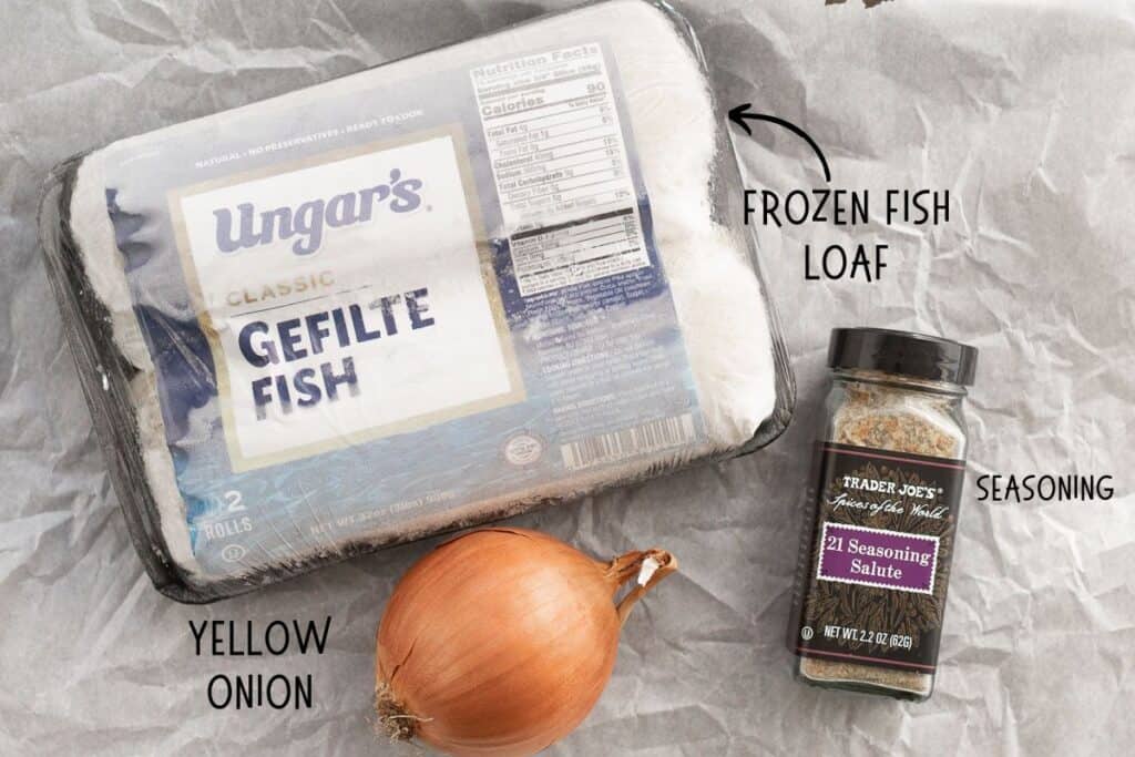 Baked Gefilte Fish Loaf • Simple Gray T-Shirt