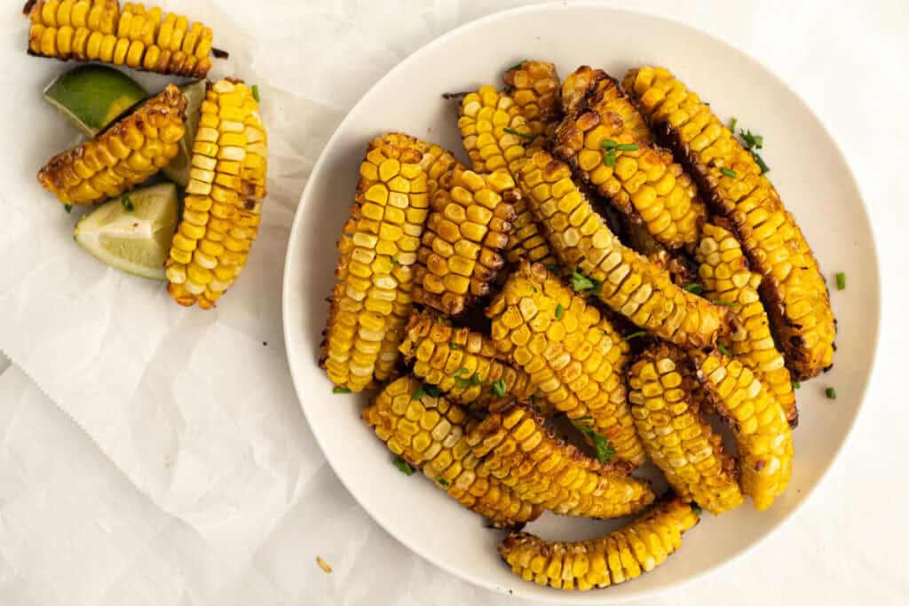 4-Ingredient Super Simple Corn Ribs • Simple Gray T-Shirt