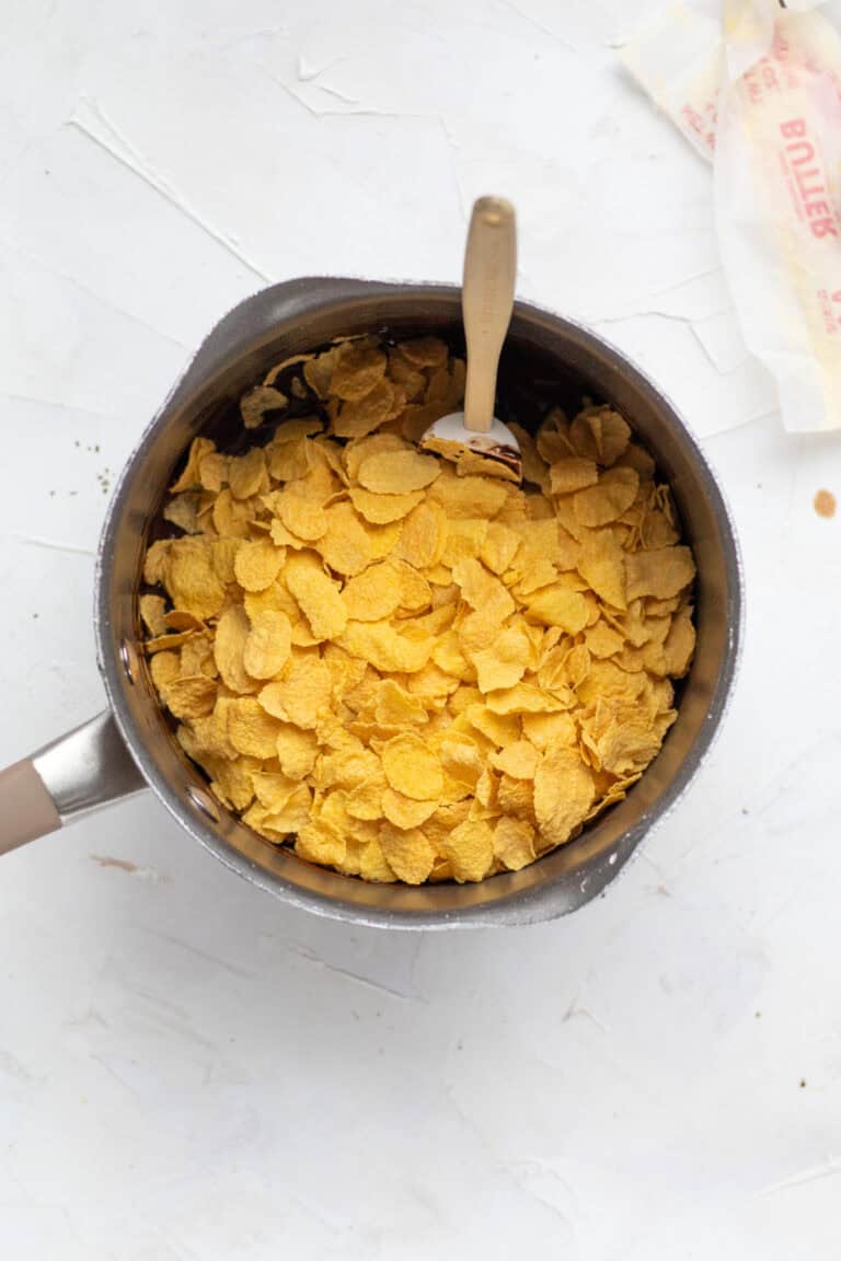 Chocolate No Bake Corn Flakes Cakes • Simple Gray T-Shirt