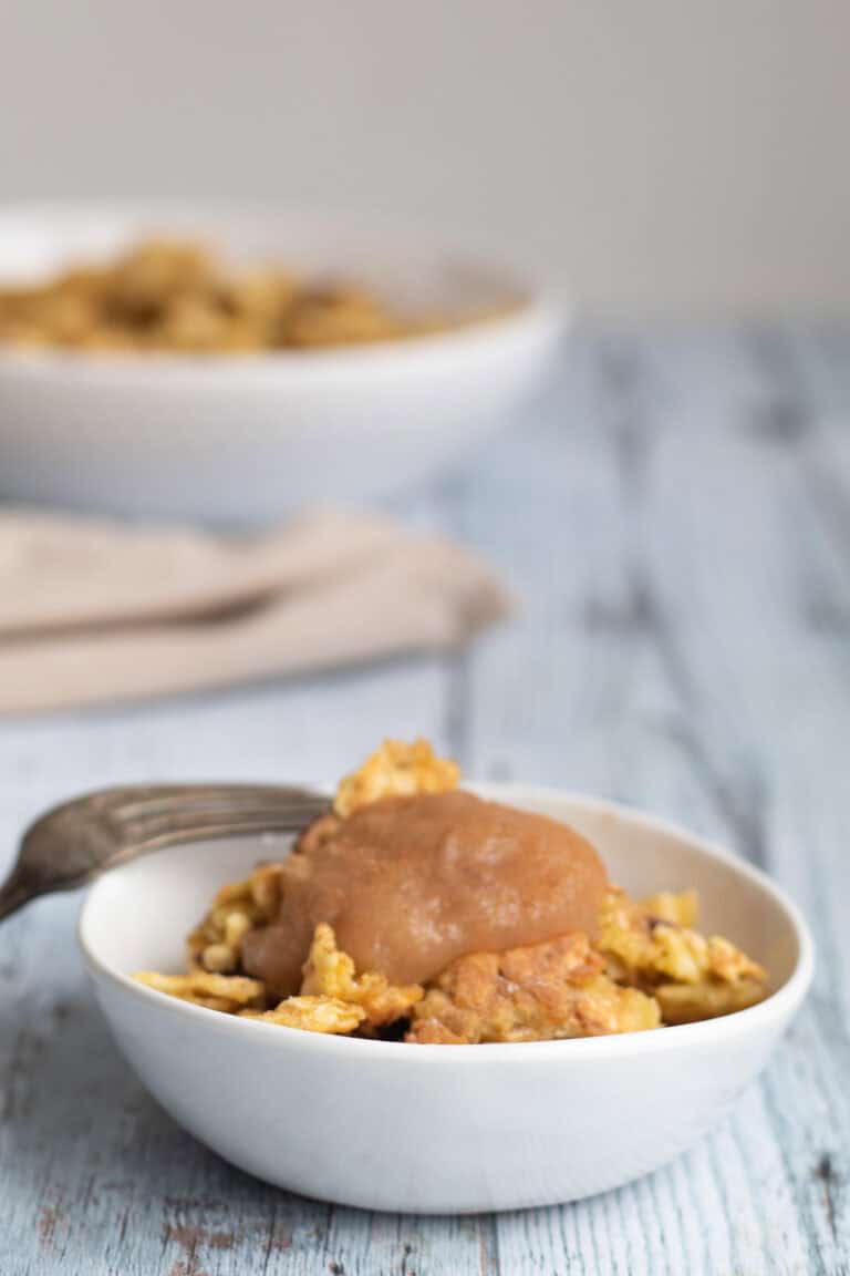 Fried Matzo (aka Matzo Brei) for Passover • Simple Gray T-Shirt