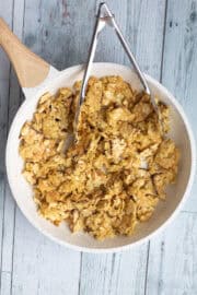 Fried Matzo (aka Matzo Brei) for Passover • Simple Gray T-Shirt
