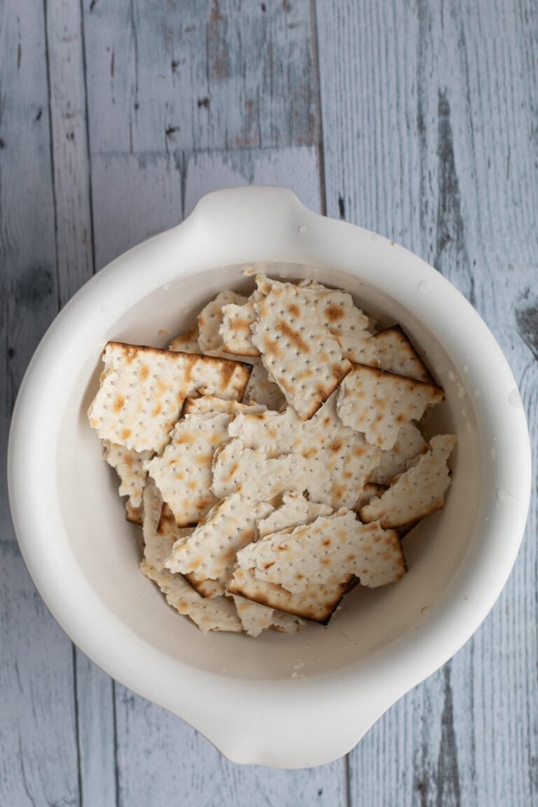 Fried Matzo (aka Matzo Brei) for Passover • Simple Gray T-Shirt